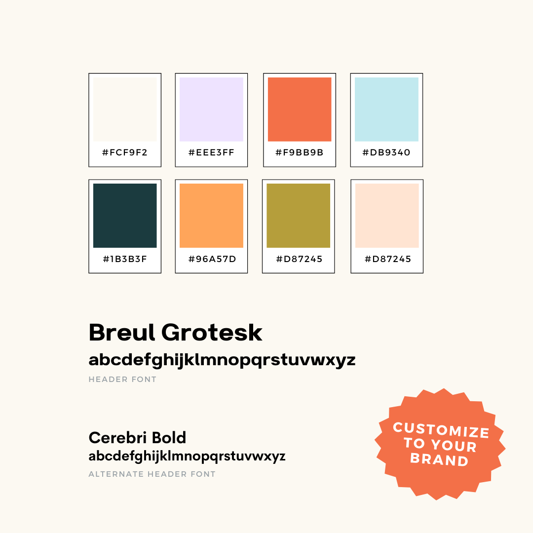 Canva Style Guide: A Canva Editable Identity Guide — Bold August Design ...