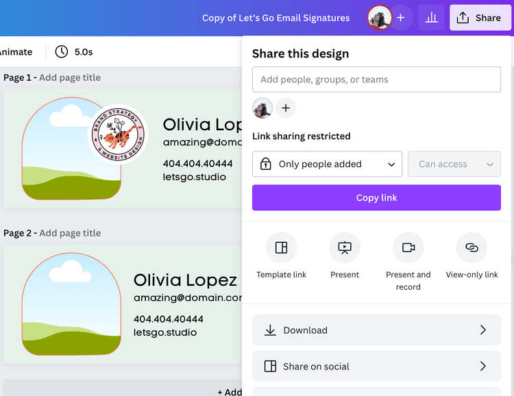 How to Make Links Clickable in Canva - Hyperlink Your Documents — Bold August Design Studio