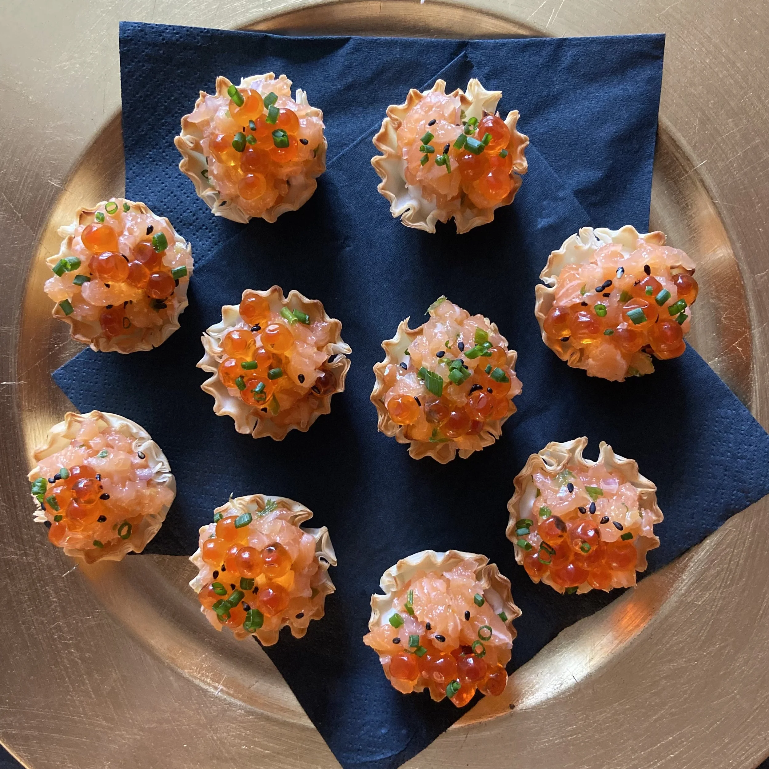 Salmon Roe Appetizer