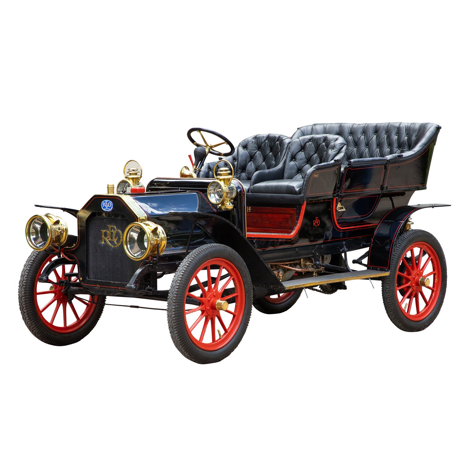 THREE EXCEEDINGLY RARE, TURN-OF-THE-CENTURY MOTOR VEHICLES ROAR OFF FOR ...