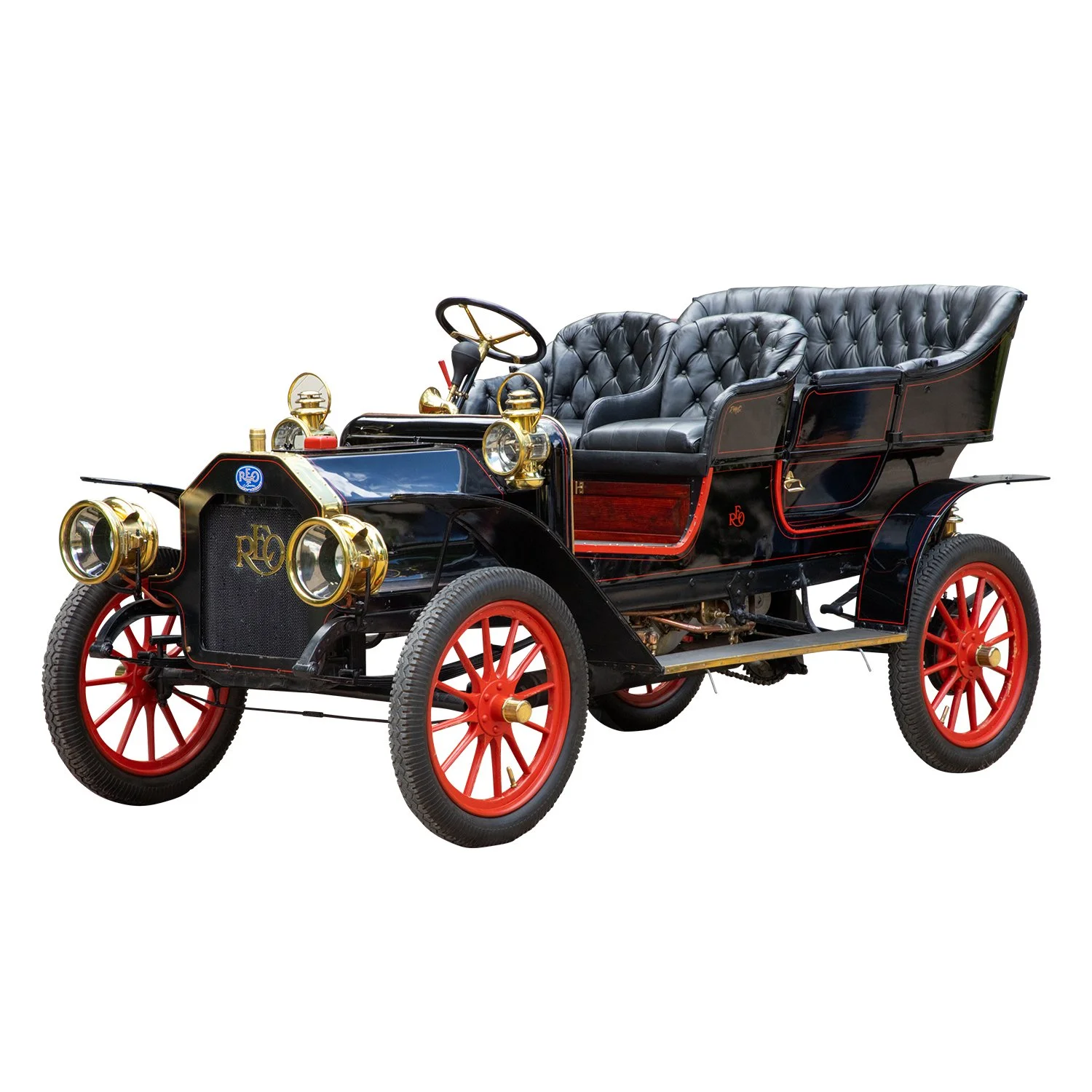 THREE EXCEEDINGLY RARE, TURN-OF-THE-CENTURY MOTOR VEHICLES ROAR OFF FOR ...