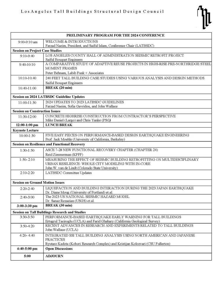 Los Angeles Tall Buildings Structural Design Council — 2023 Los Angeles ...