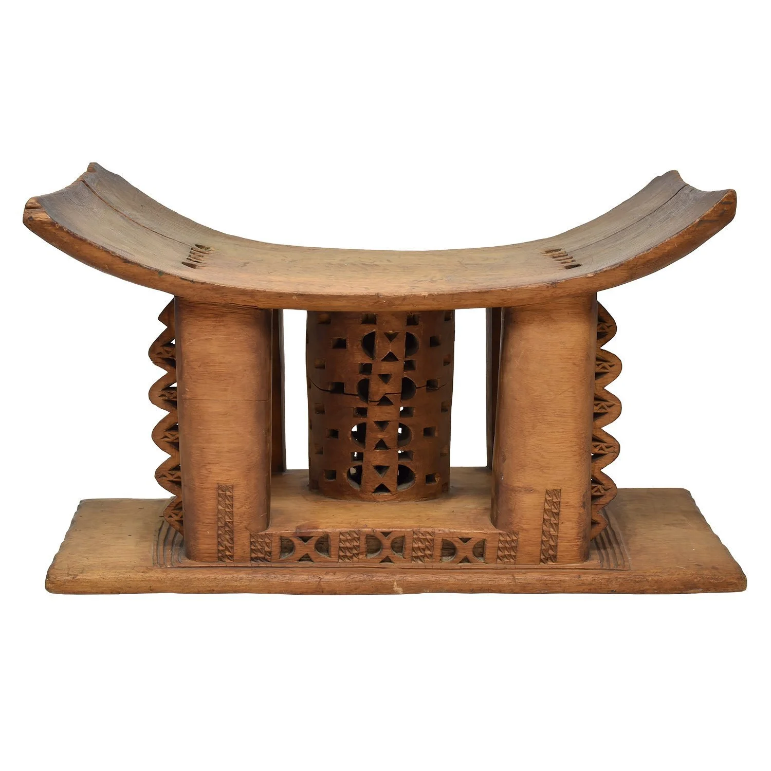 Woman's Stool, Asante (Ashanti), Ghana — Morgan Oakes Gallery