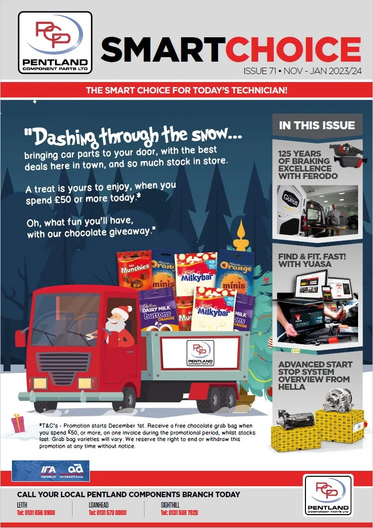 Smart Choice magazine | Pentland Component Parts Ltd - Quality car parts in Edinburgh
