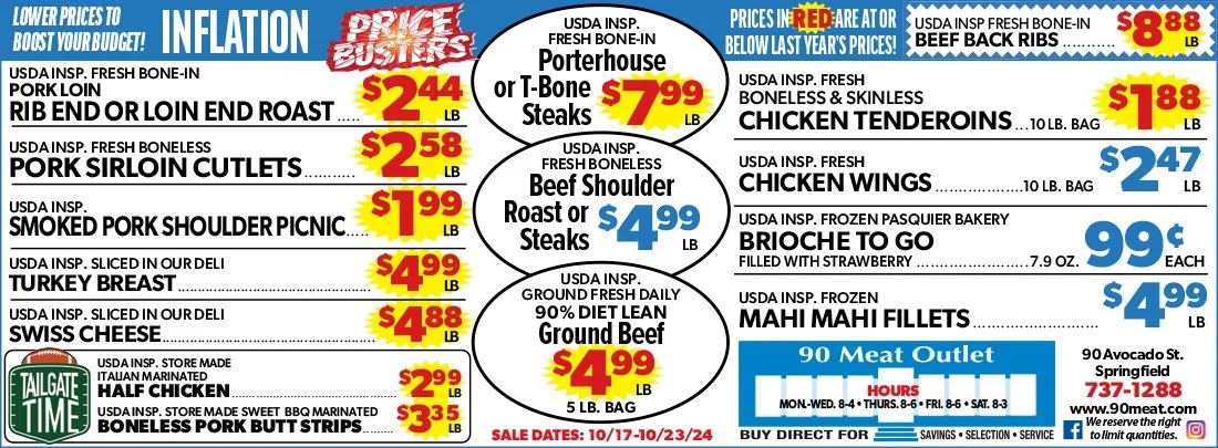 Weekly Sales — 90 Meat Outlet