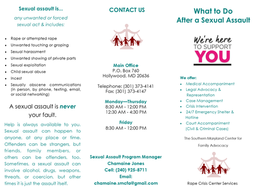Sexual Assault Information — The Southern Maryland Center for Family ...