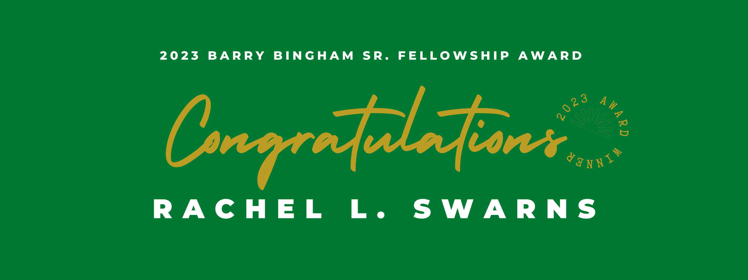 2023 NLA Bingham Award Winner — News Leaders Association