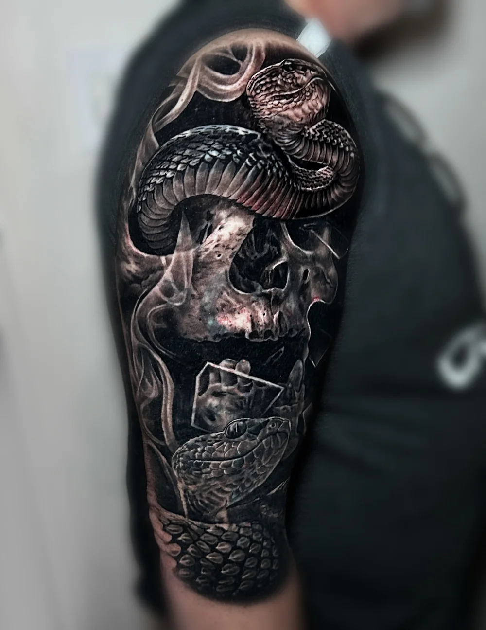 Realistic Rattlesnake Tattoos