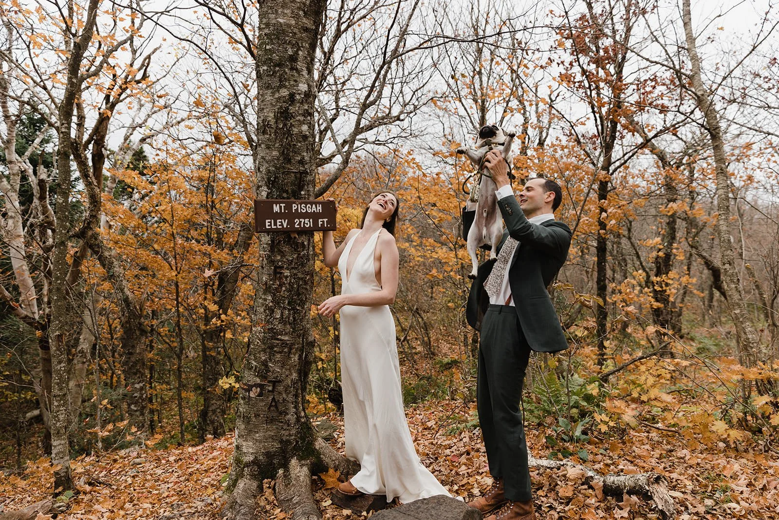 Windy Cliffside Elopement at Mountain Lake in Vermont — Swell & Stone