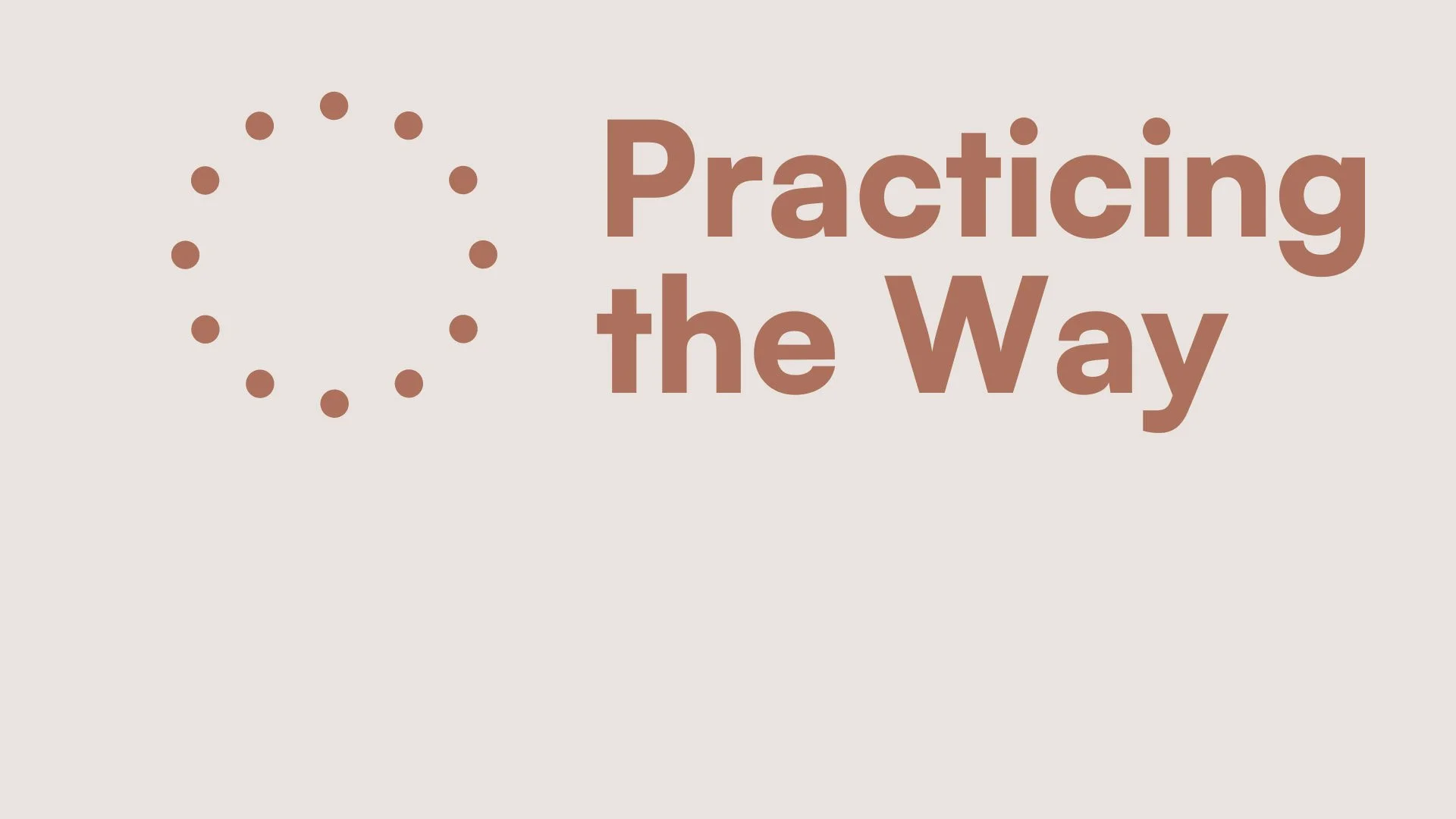Practicing the Way - Generosity 5: Best practices — St Mungo's Church ...