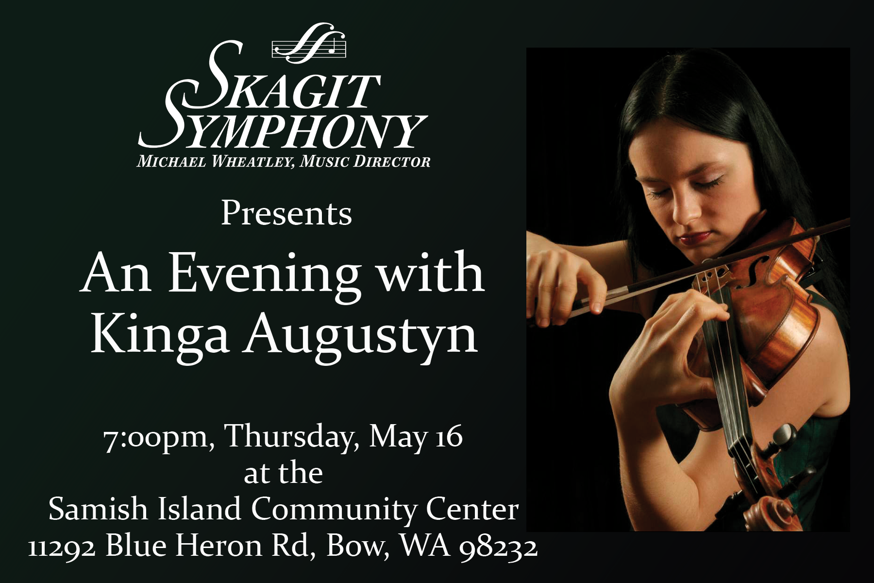 An Evening with Kinga Augustyn — Skagit Symphony