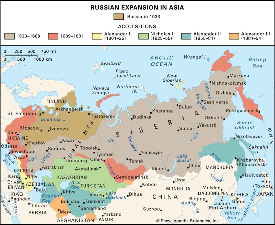 Maps Of Russia Through The Ages Skagit Symphony