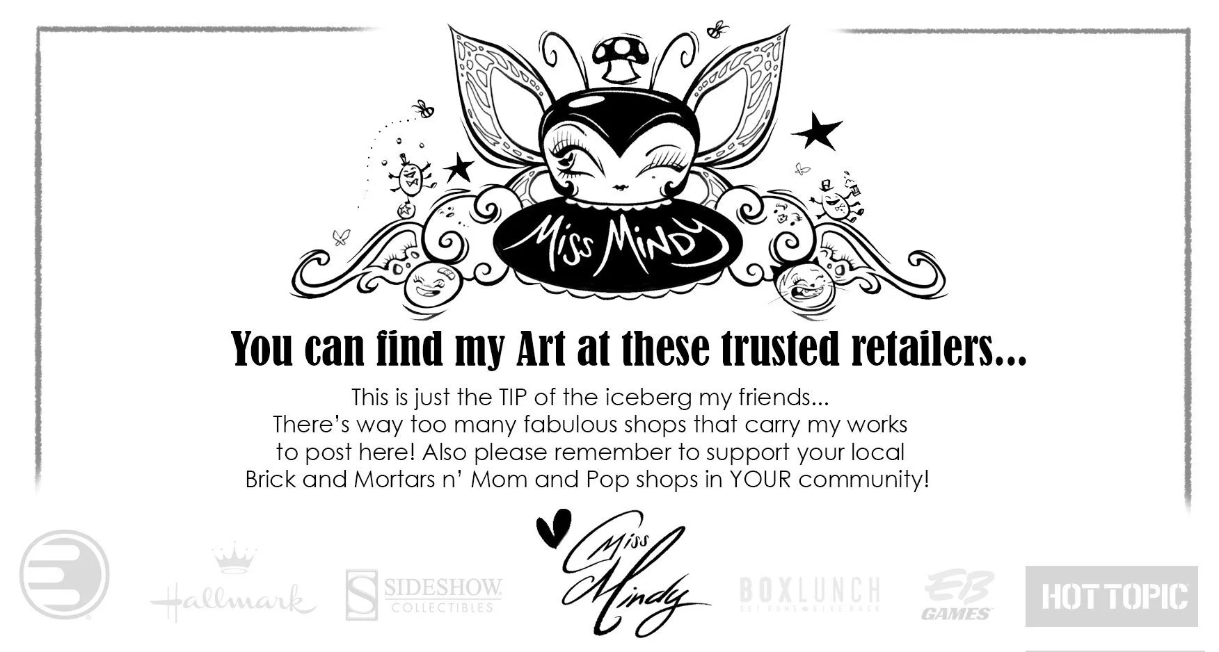 World of Miss Mindy sculpture store — Miss Mindy