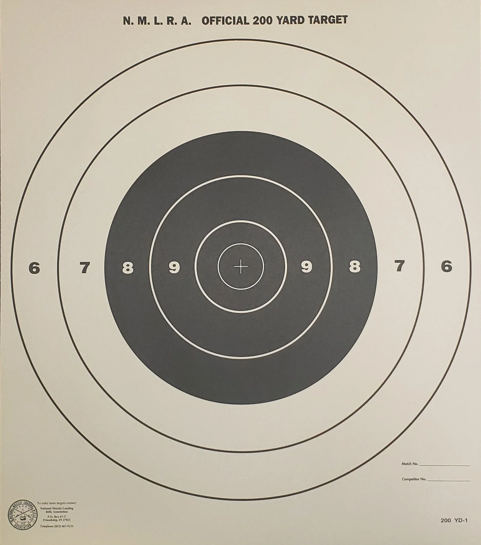 TG2416 -- 200 Yard Target — The NMLRA