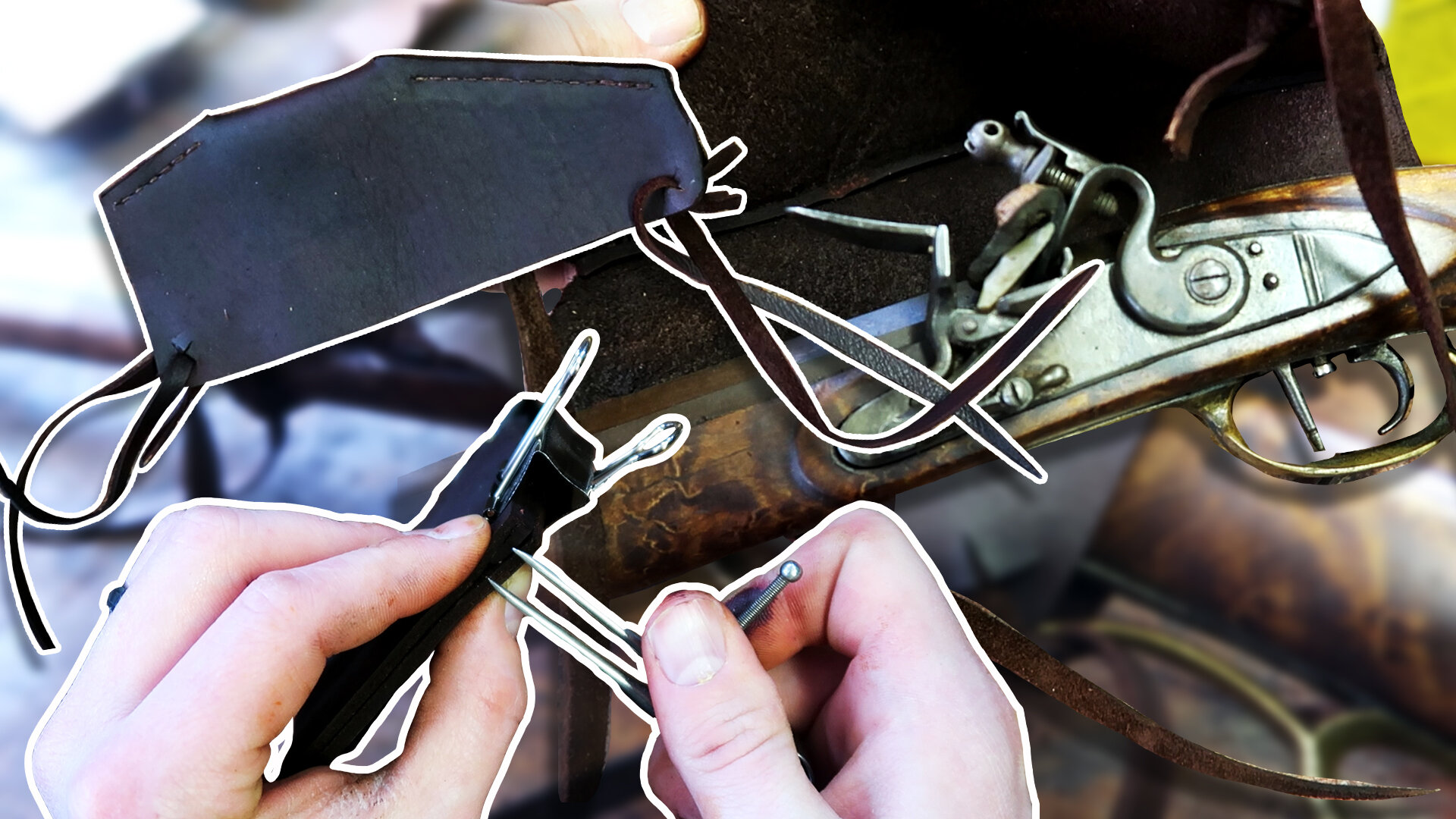 How to make a Cow's Knee Lock Cover for your Flintlock Muzzle Loader ...