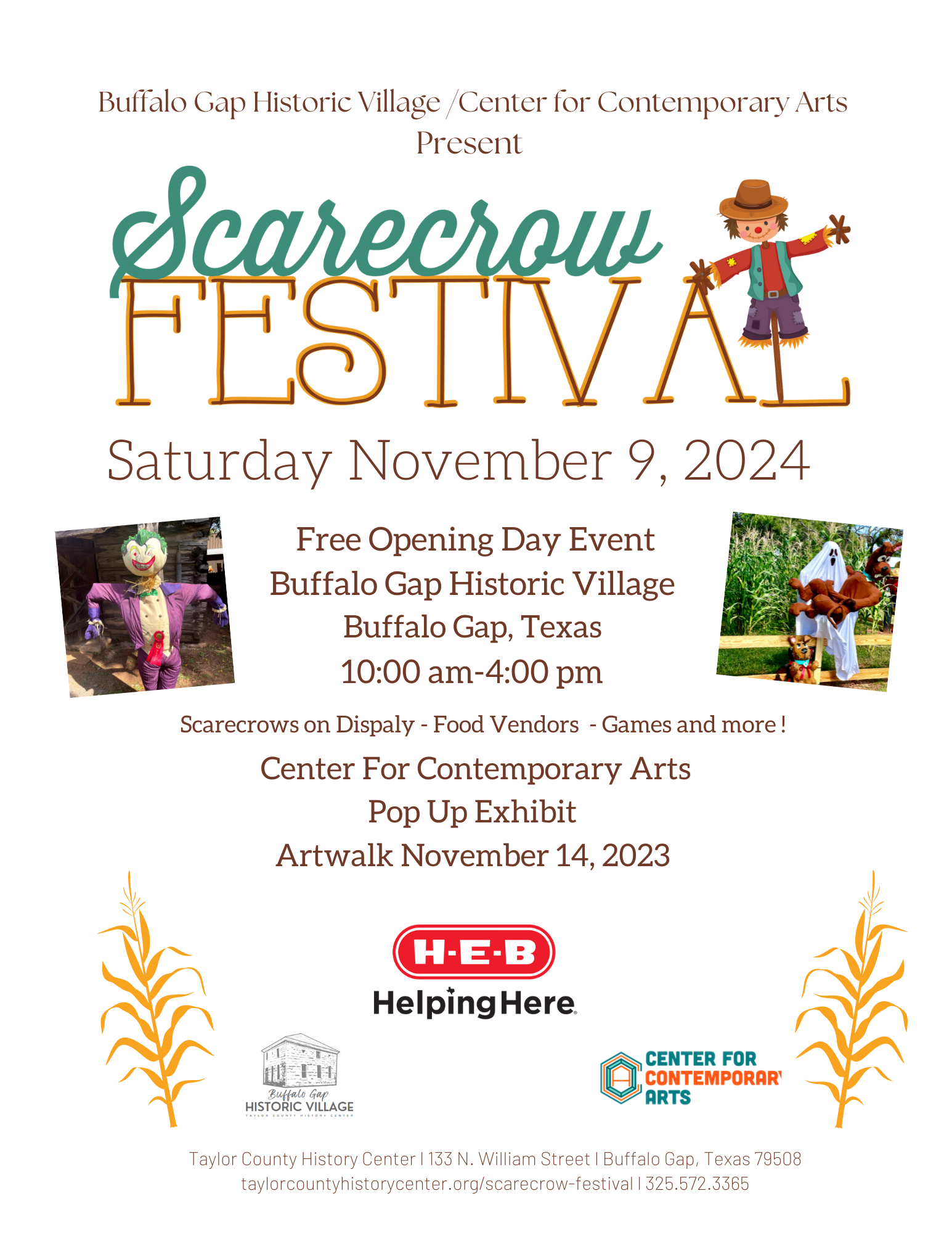 Scarecrow Festival — Abilene Cultural Affairs Council
