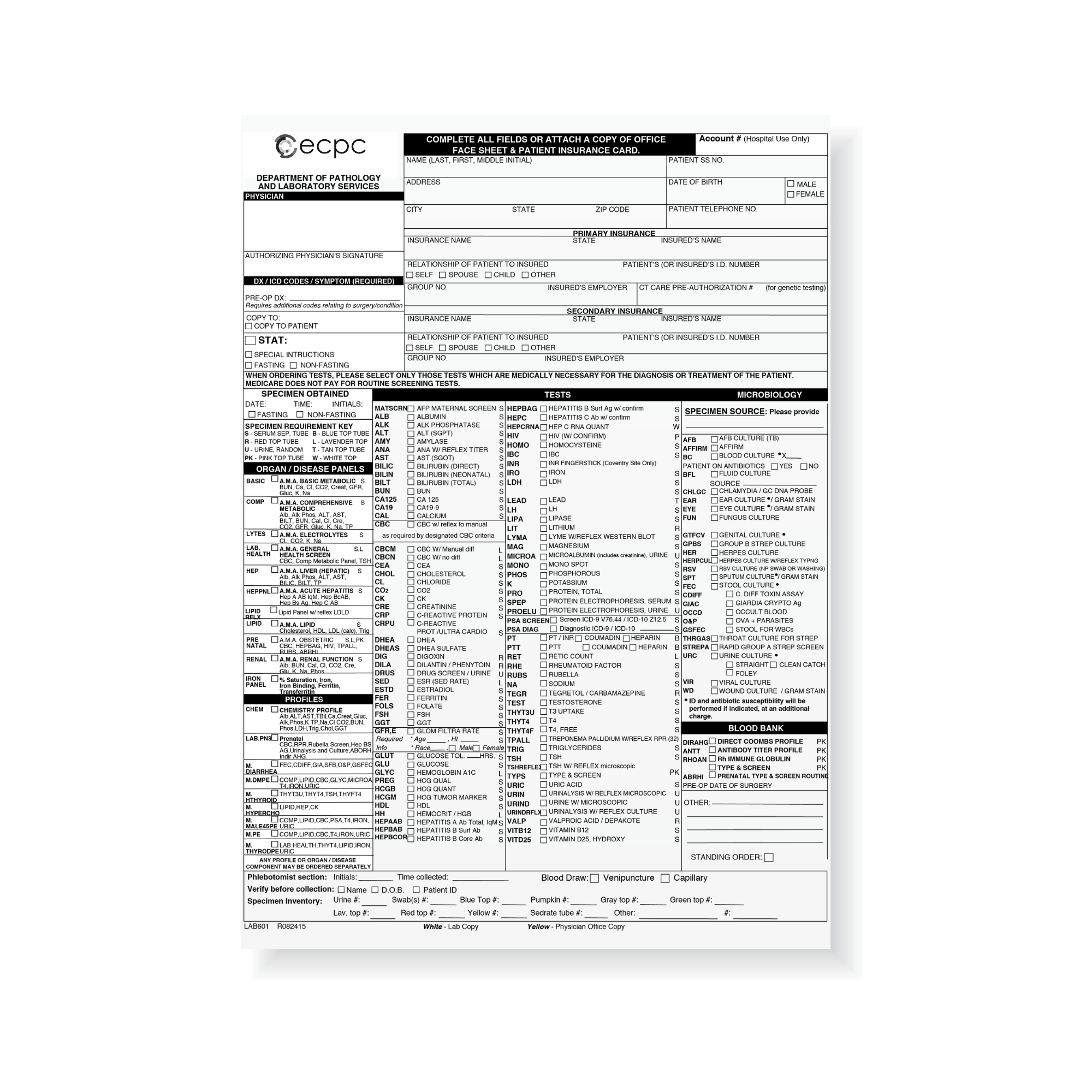 Provider Resources Overview — Eastern Connecticut Pathology Consultants