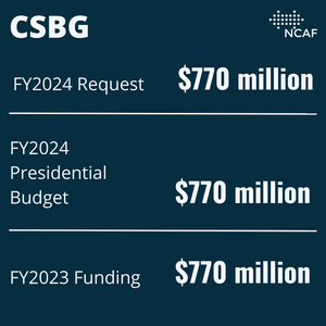 CSBG — NCAF