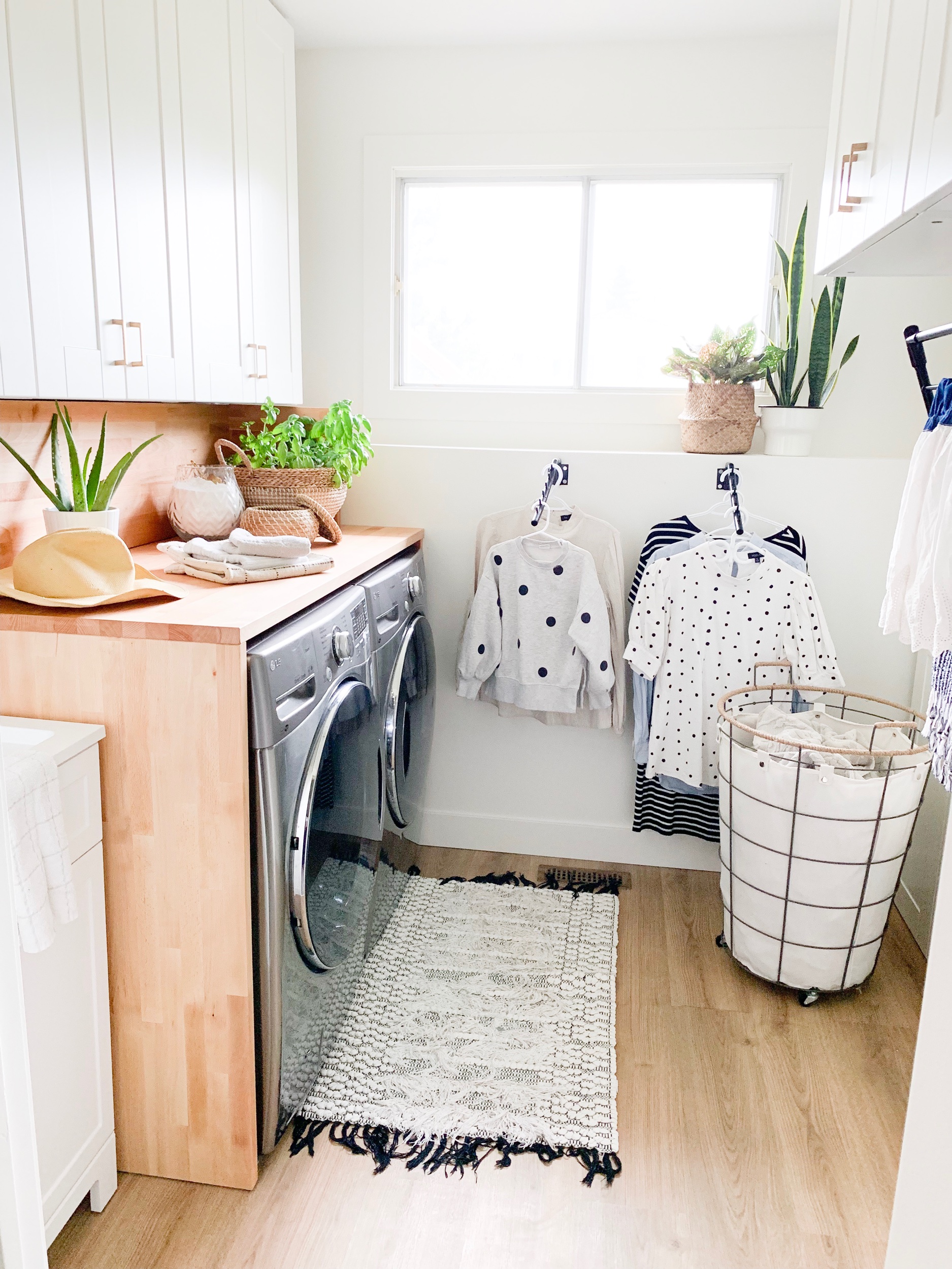 Boho Laundry Room Makeover - The Beauty Revival