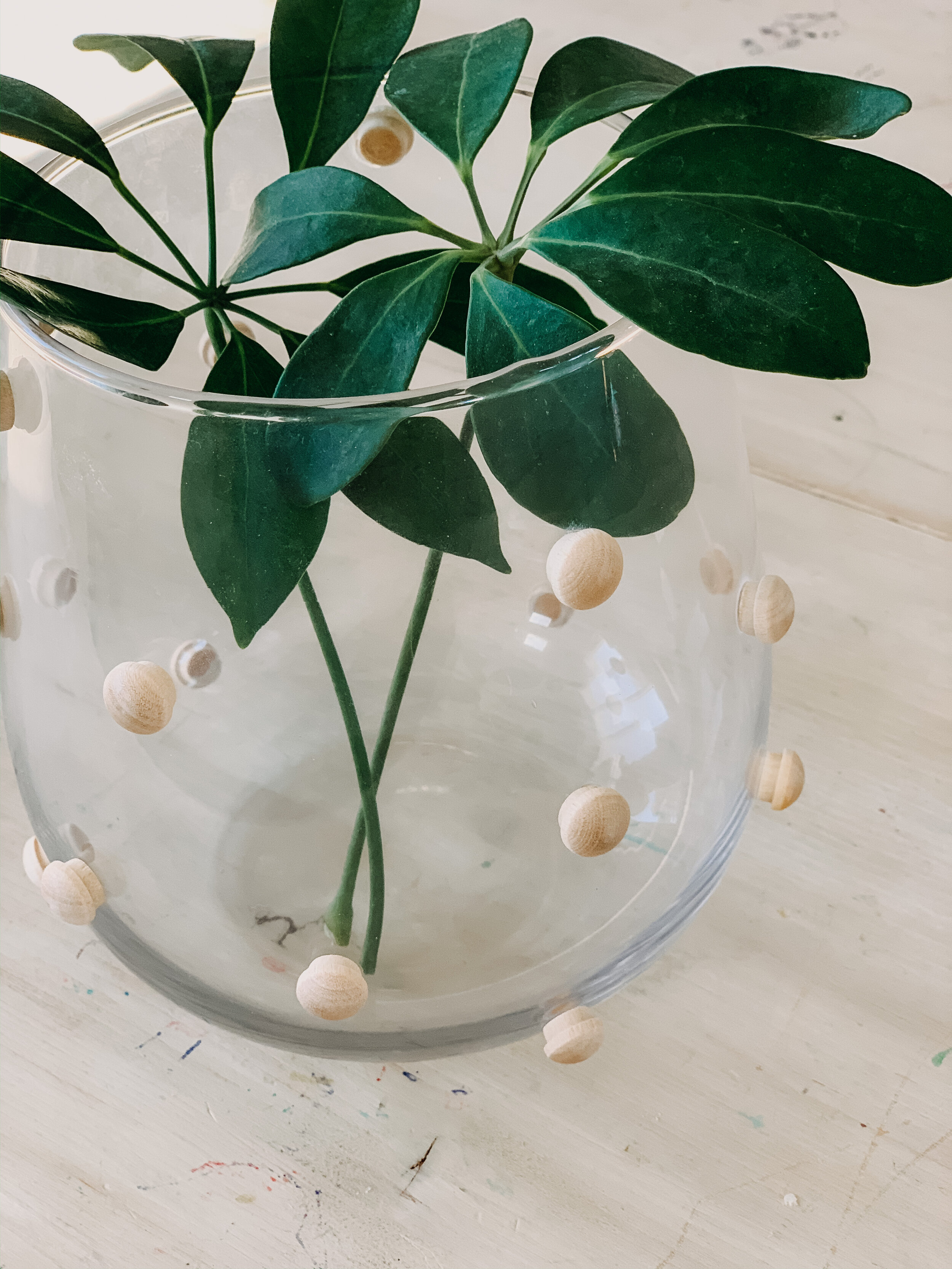 DIY Button Vase - The Beauty Revival