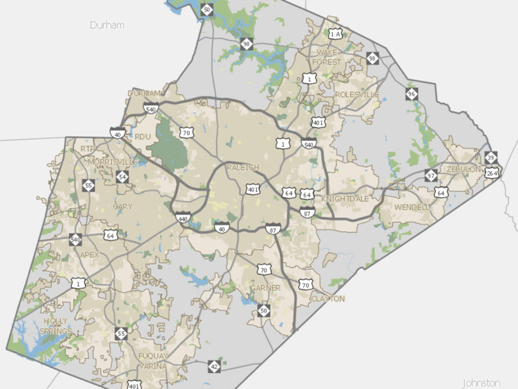 Map Center — Garner Economic Development