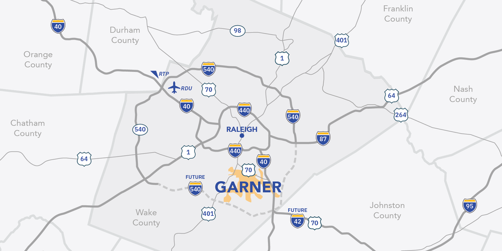 Map Center — Garner Economic Development