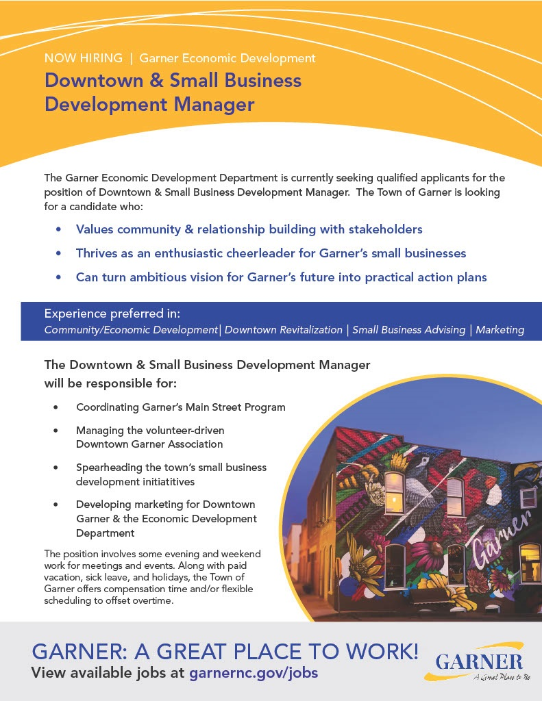 News/Podcast — Garner Economic Development