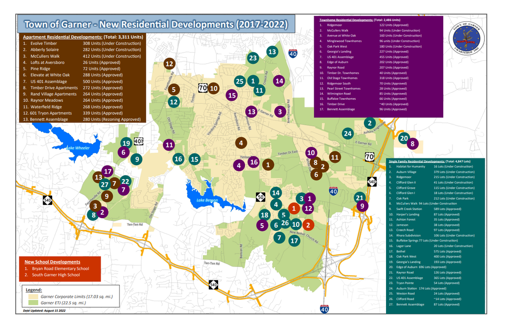 Map Center — Garner Economic Development