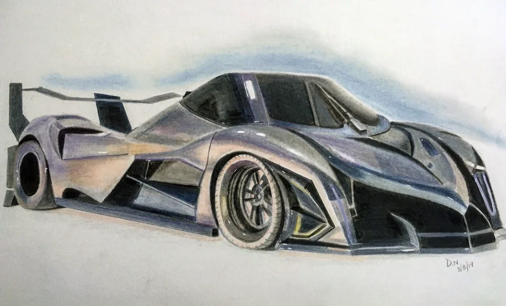 Custom Car Drawings
