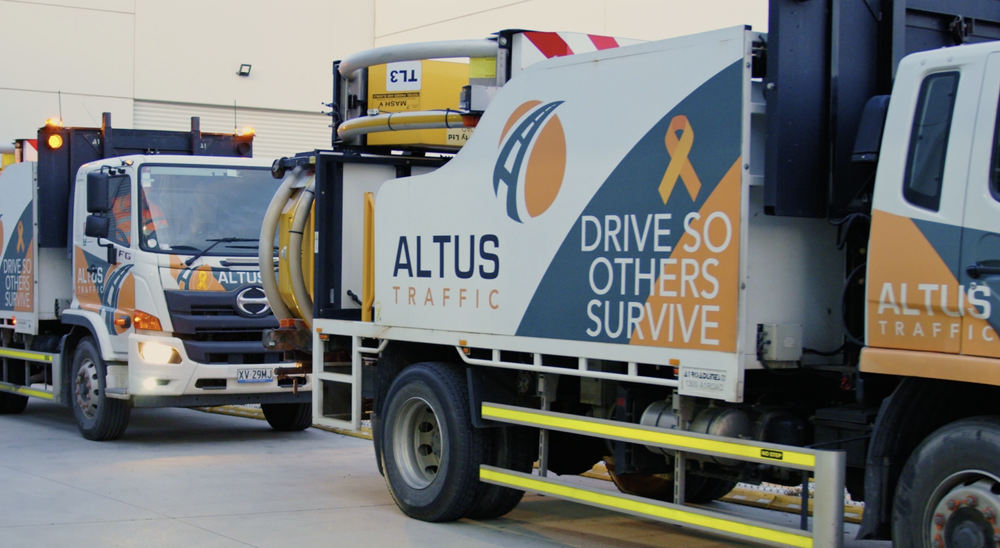 Altus Group's Fleet of Mobile Barriers and Attenuators — Altus Traffic