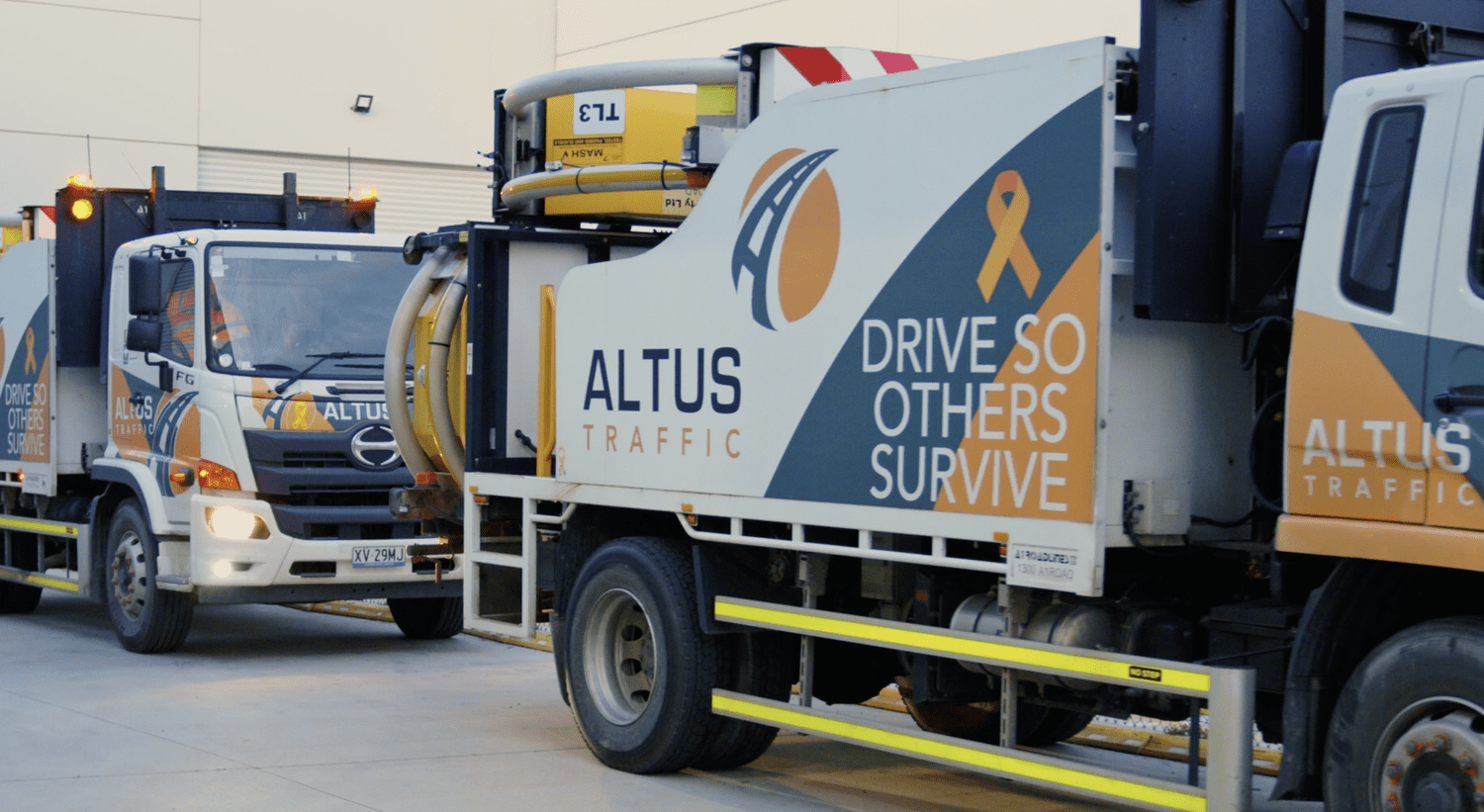 Altus Group's Fleet of Mobile Barriers and Attenuators — Altus Traffic
