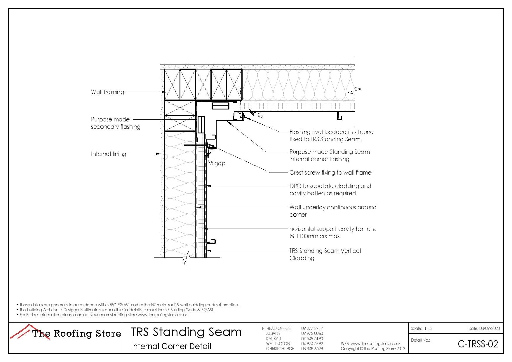 The Roofing Store-TRS STANDING SEAM CLADDING
