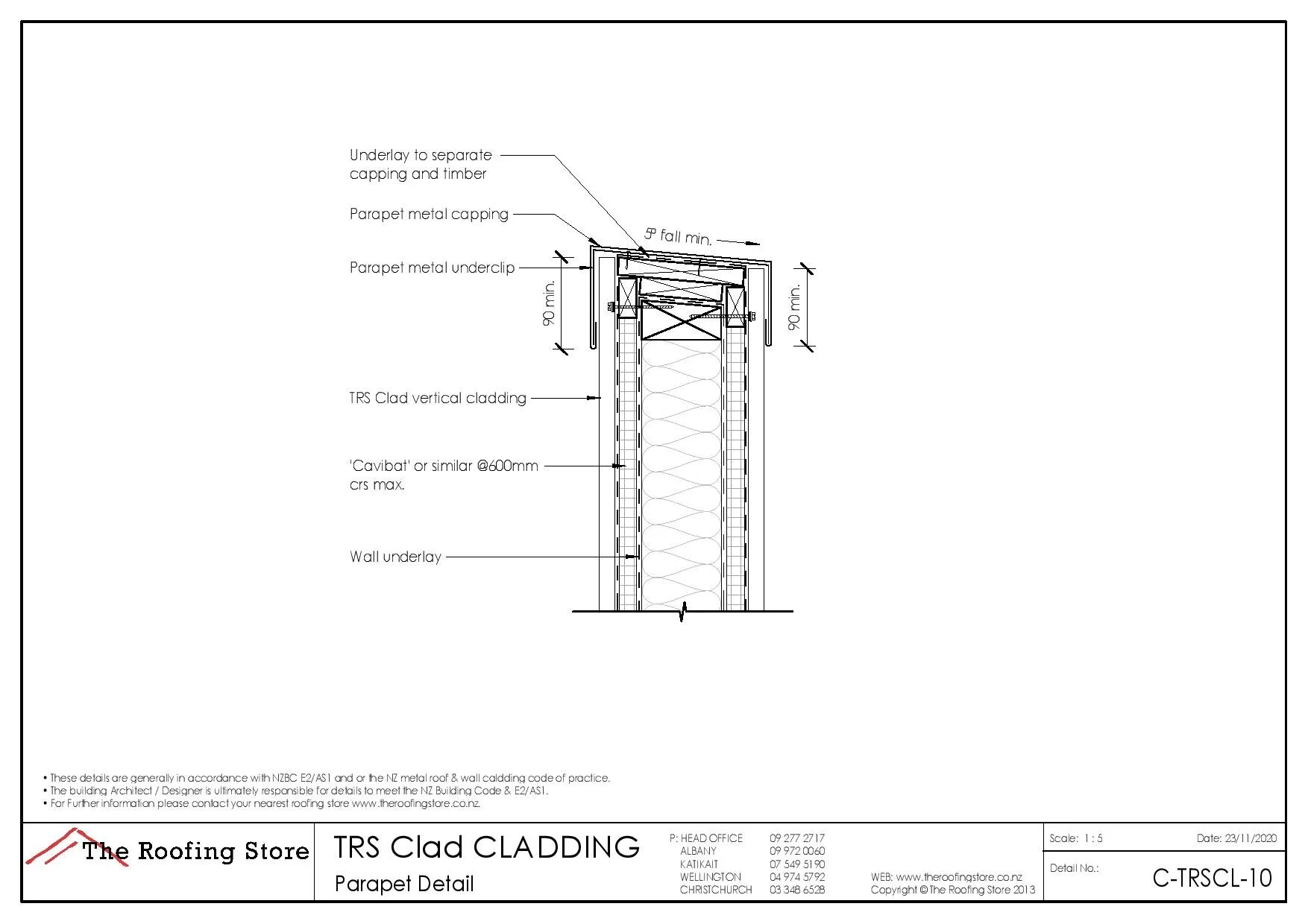 The Roofing Store-TRS Clad details