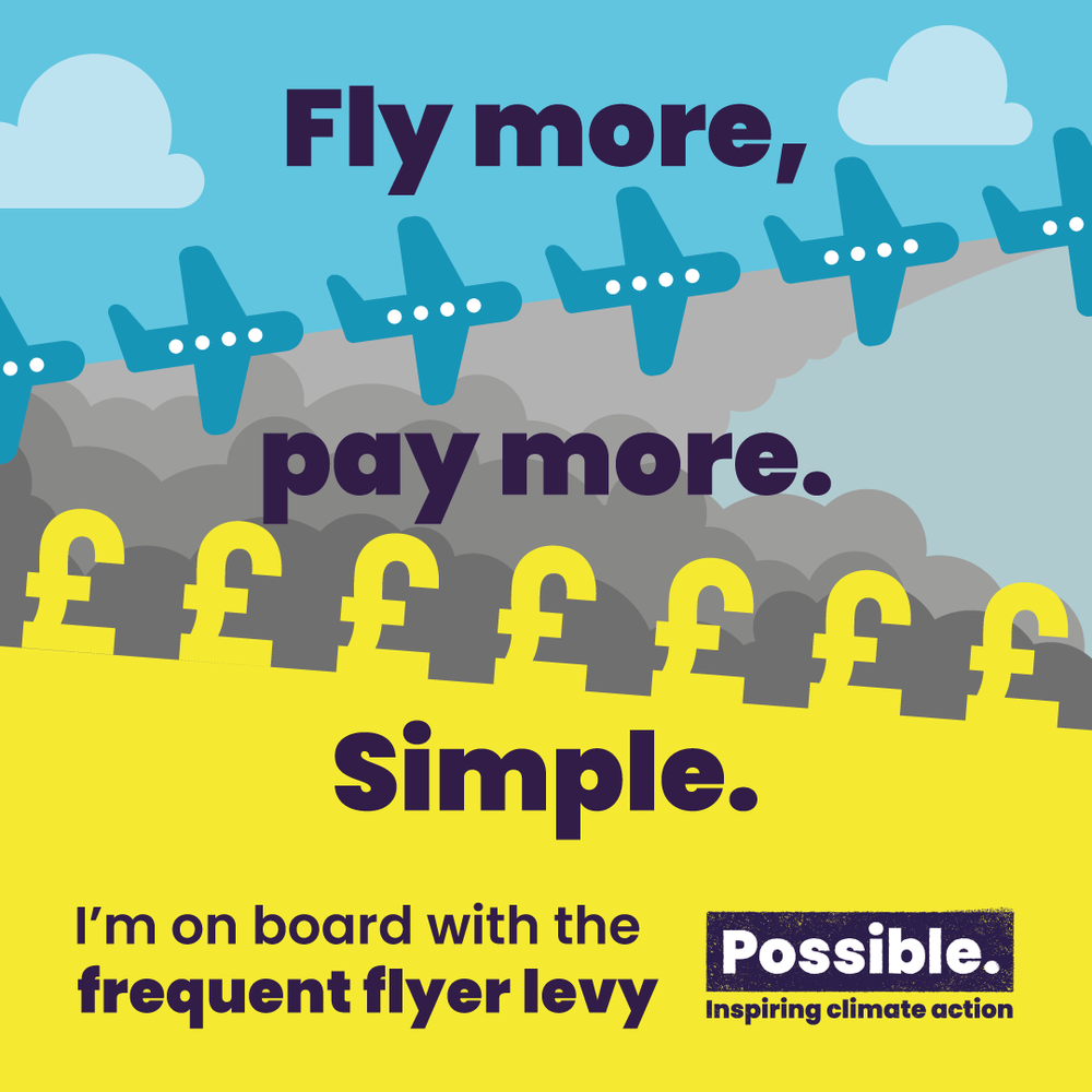 The frequent flyer levy: 3 ways to take action. — Possible