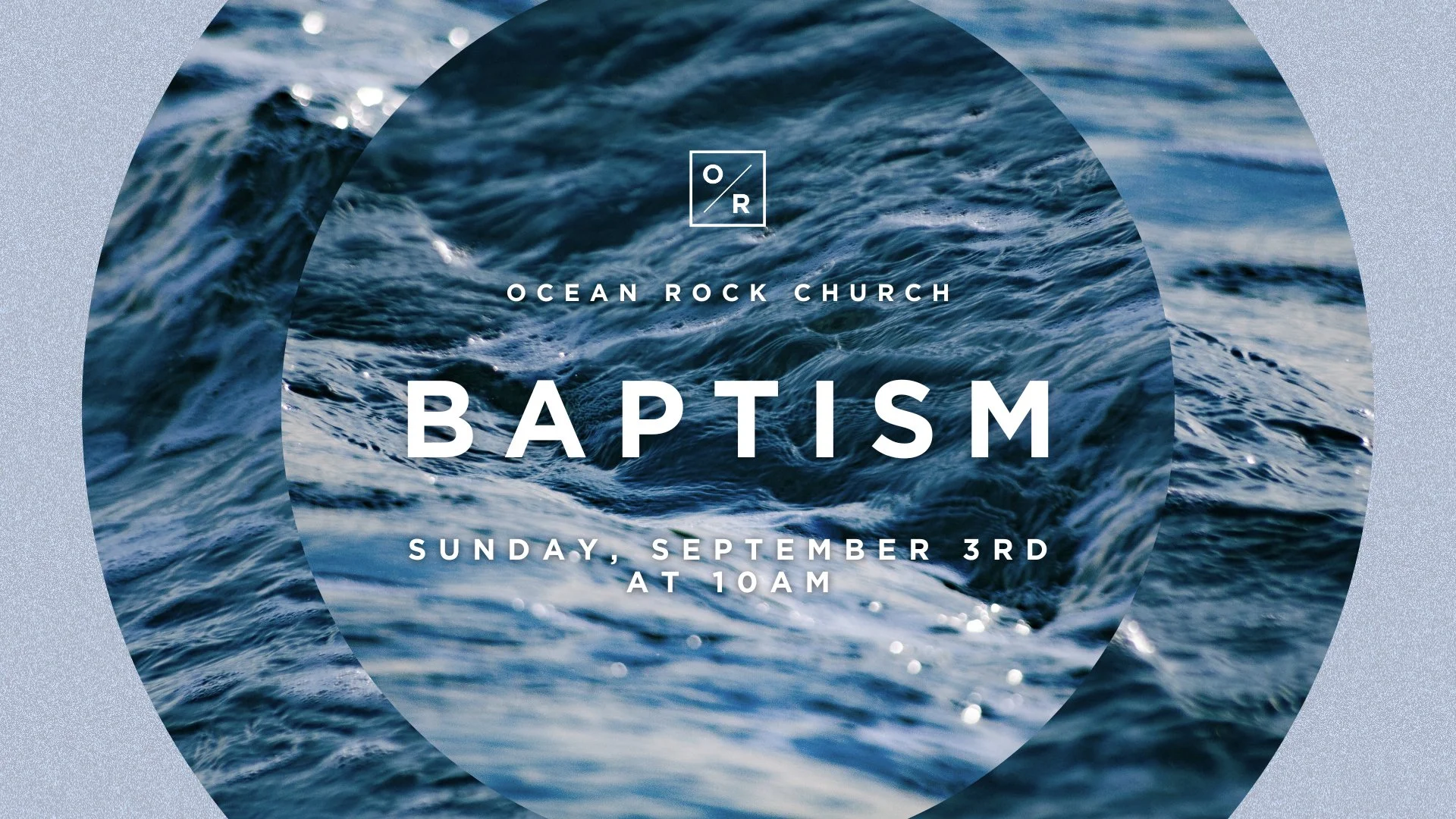 Water Baptism Sunday