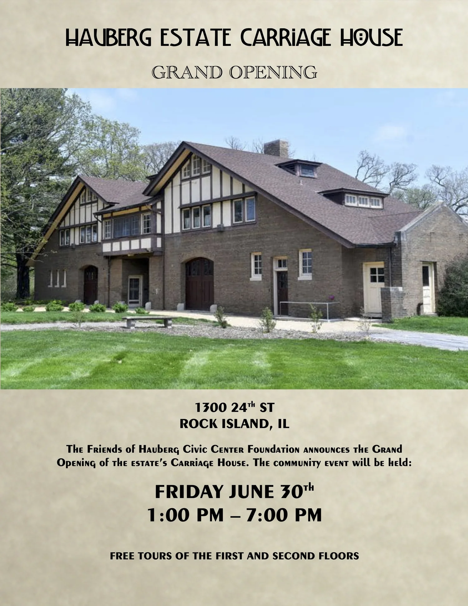 Grand Opening of the Carriage House — Hauberg Estate
