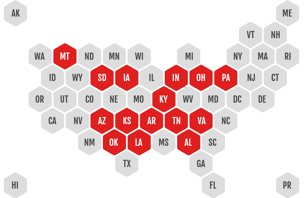 National Issue Maps — State of the Secular States