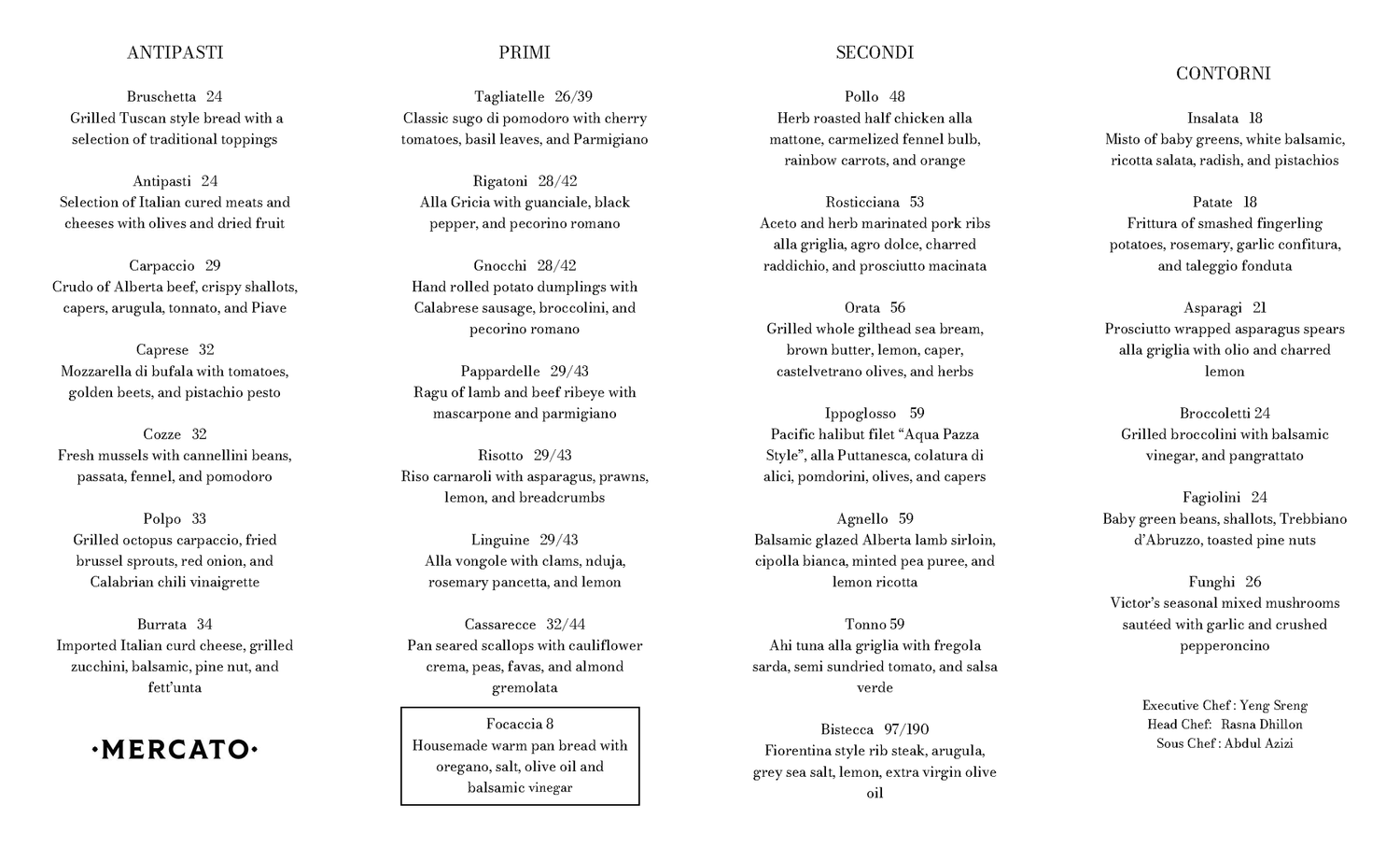 Our Restaurant — Mercato Gourmet
