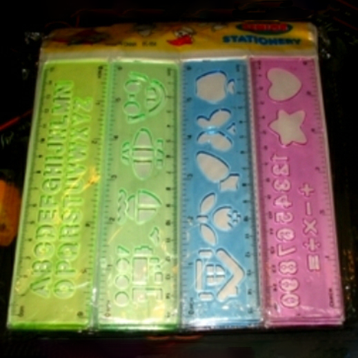 Plastic ruler - RULER-PLC-12 - Rulers, Set Squares, Stencils | SKP PTE ...