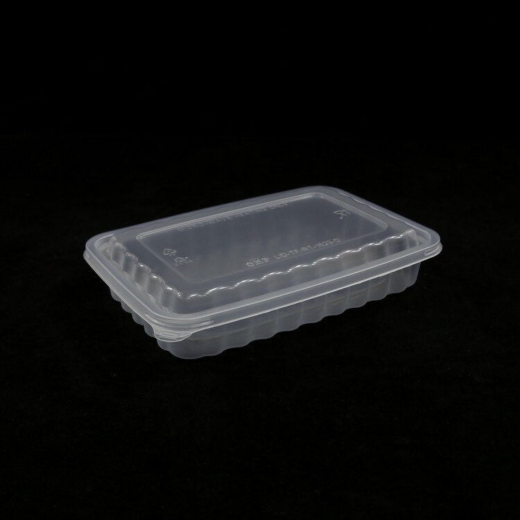 Plastic container with stripes - CON-TFC-20A - Microwaveable PP ...