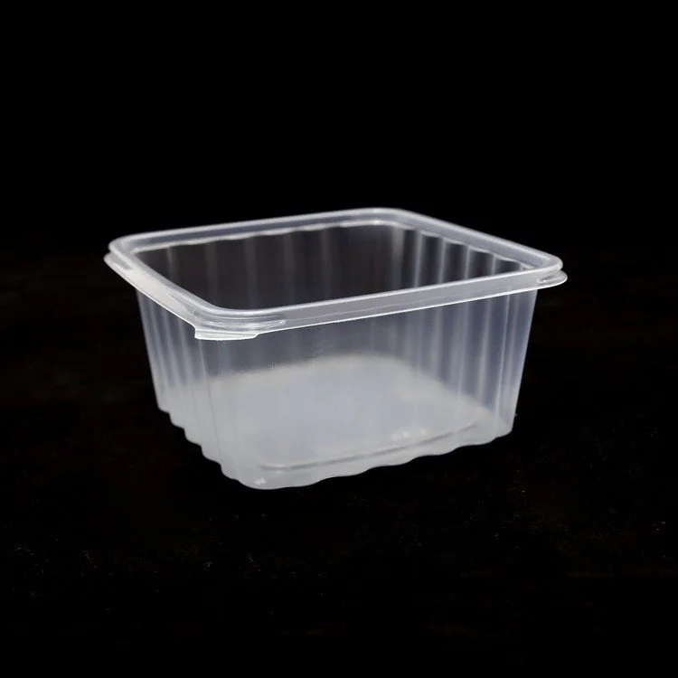 Square plastic container with wave pattern - CON-TF-S1300 ...
