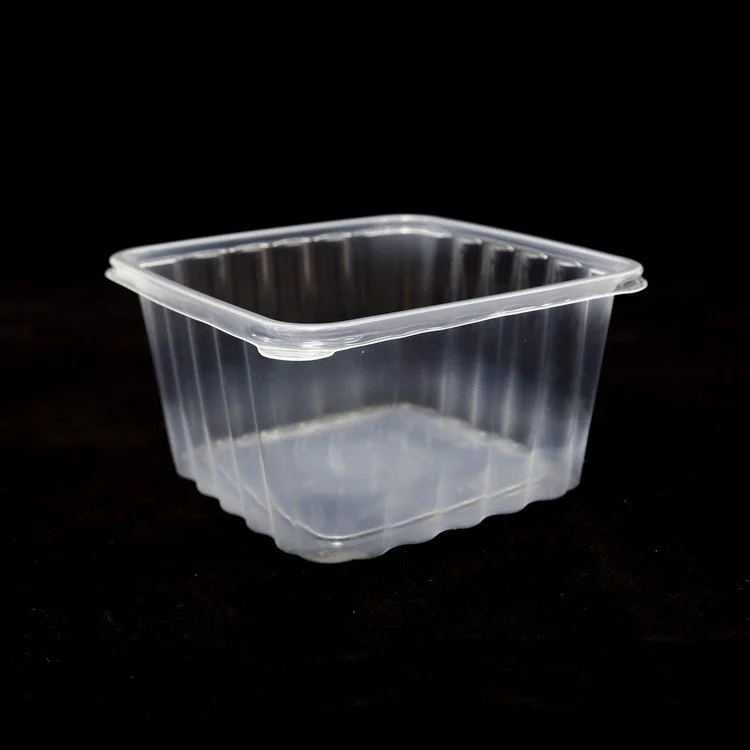 Square plastic container with wave pattern - CON-TF-S1500 ...