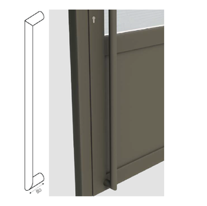 Push Pull - Alu-Coating's aluminium deurtrekker