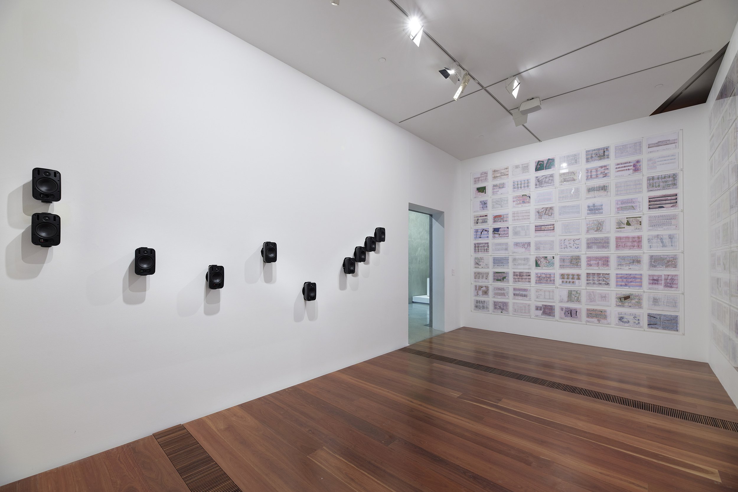 NGV, Melbourne Now installation A Score for Fed Square commissioned by ...