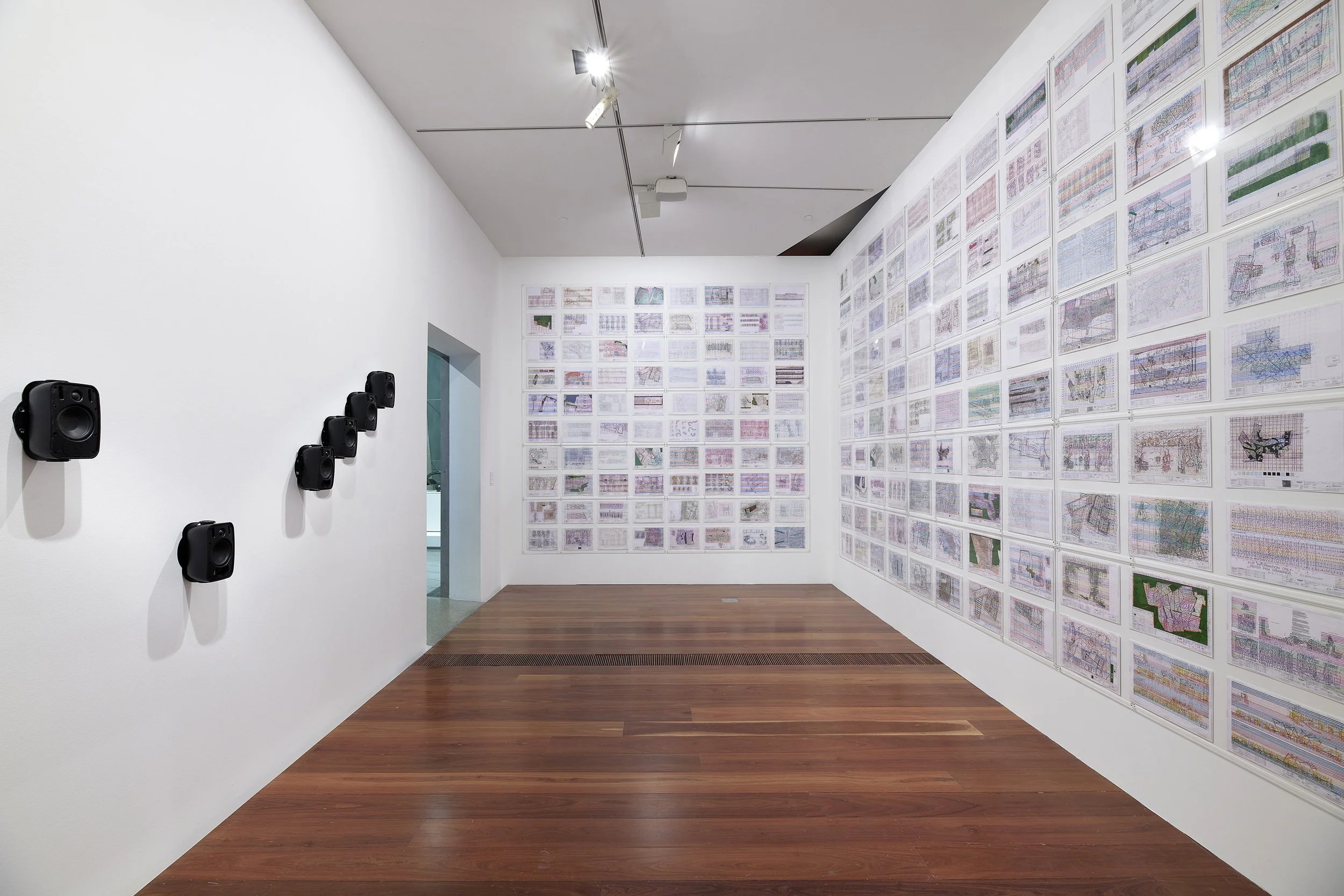 NGV, Melbourne Now installation A Score for Fed Square commissioned by ...