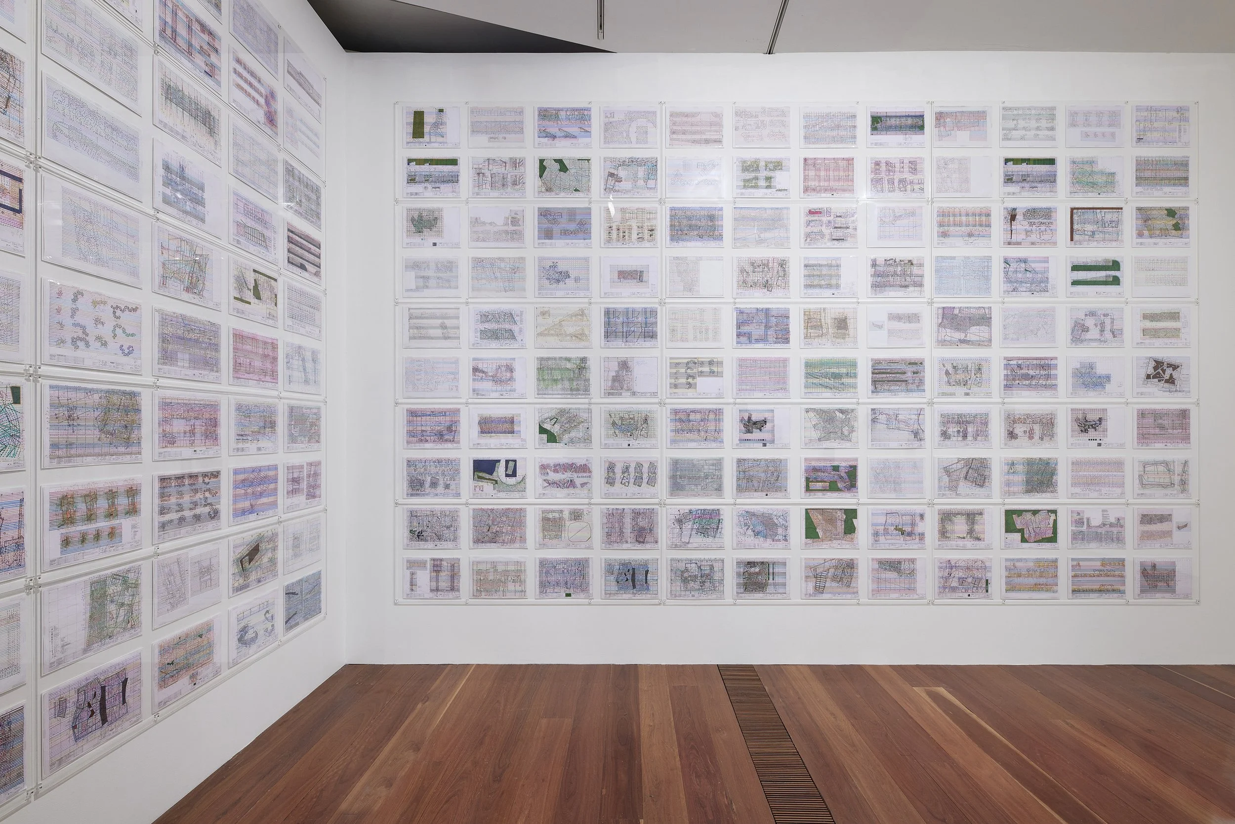 NGV, Melbourne Now installation A Score for Fed Square commissioned by ...