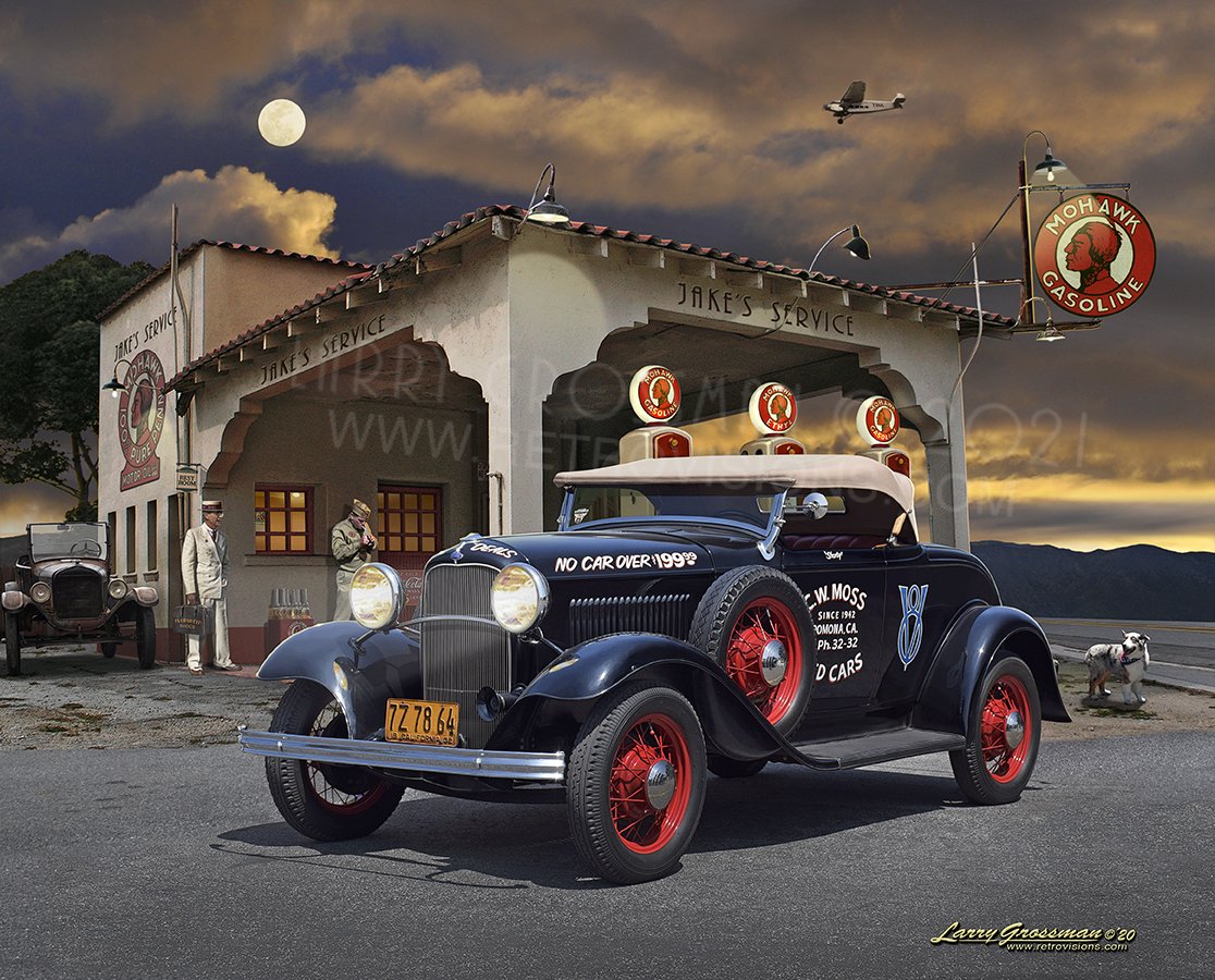 Classic Cars & Car Scenes by Larry Grossman — Tate Licensing