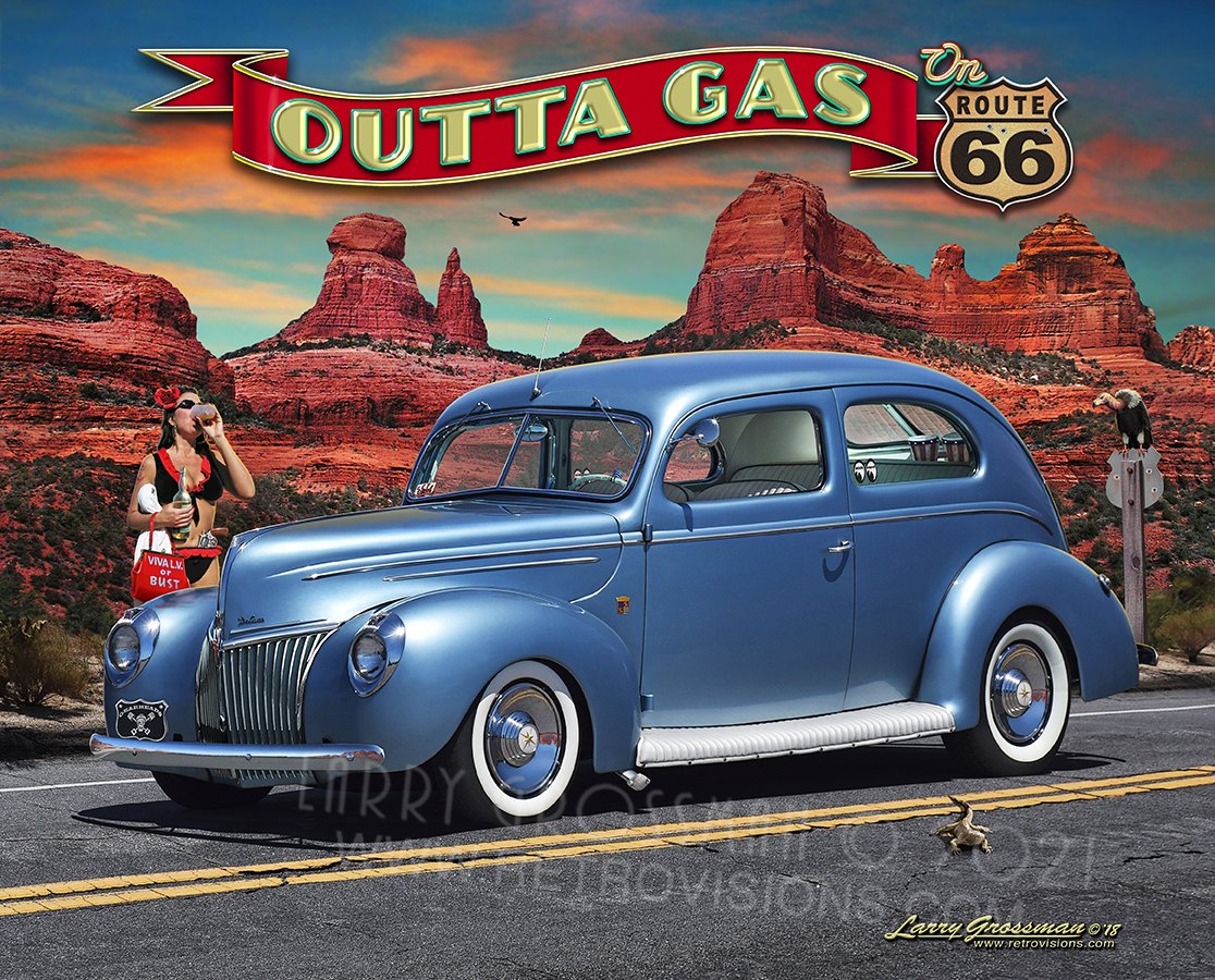 Classic Cars & Car Scenes by Larry Grossman — Tate Licensing