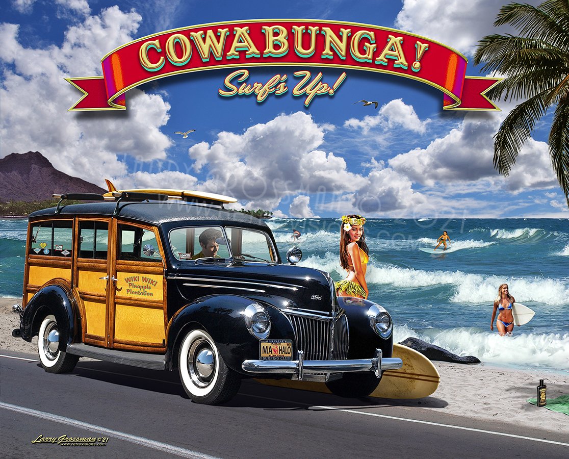Classic Cars & Car Scenes by Larry Grossman — Tate Licensing