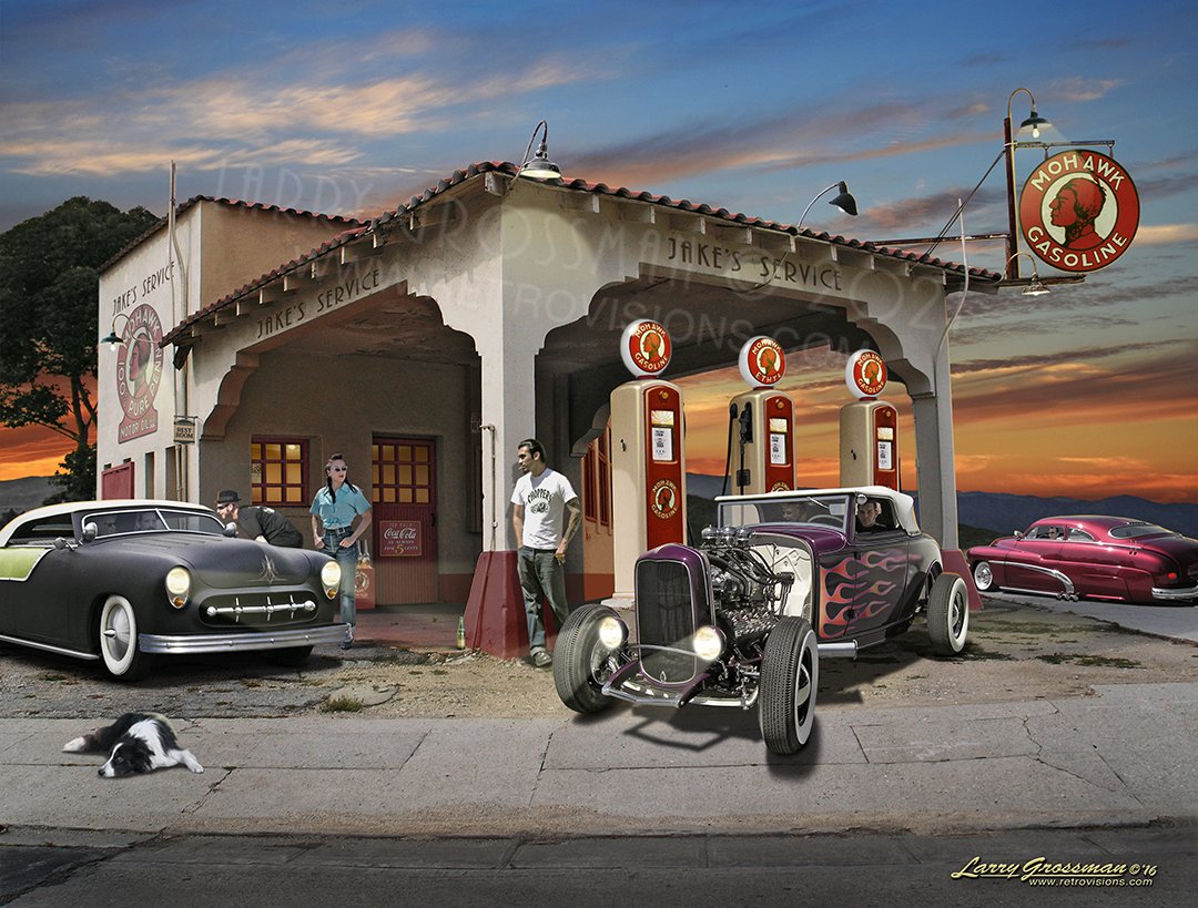 Classic Cars & Car Scenes by Larry Grossman — Tate Licensing